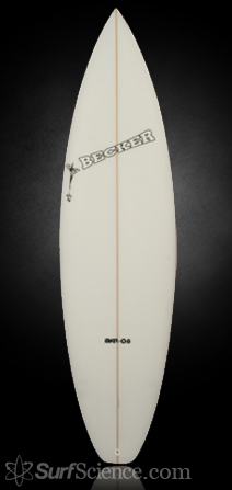 Becker BKR-08 Shortboard Surfboard Review at SurfScience.com