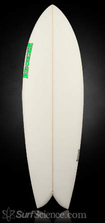 Becker Barracuda Twin Fin Fish Surfboard Review at SurfScience.com