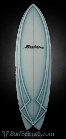 Becker Rocket Quad Surfboard Review at SurfScience.com