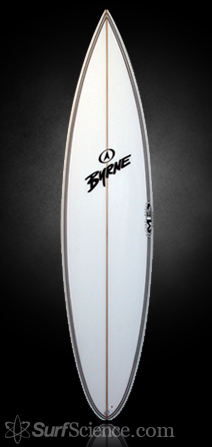 Byrne MBGM - Mid Range Surfboard Review at SurfScience.com